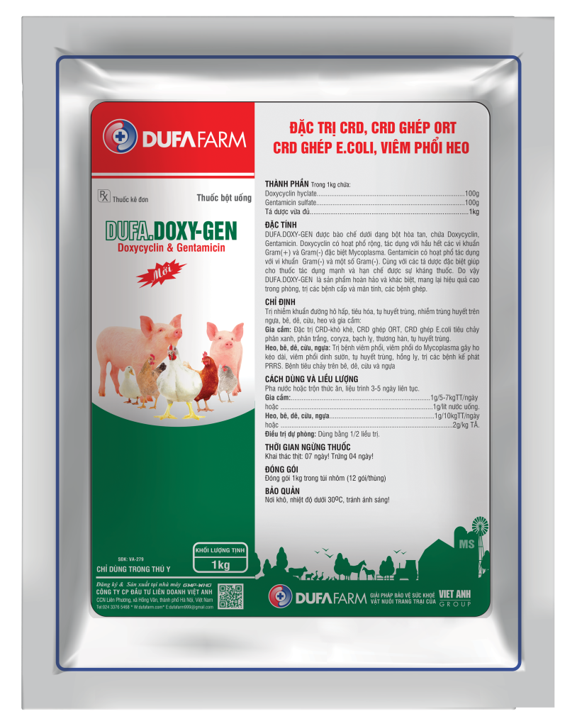 DUFA.DOXY-GEN - DUFAFARM THƯƠNG HIỆU THUỐC THÚ Y TRANG TRẠI